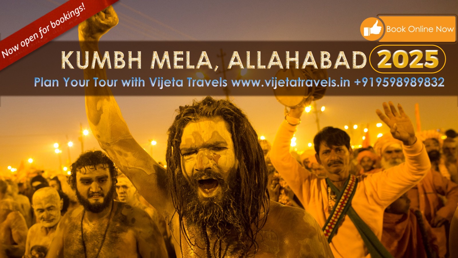Kumbh Mela 2025 Packages | Vijeta Travels Prayagraj - Car Rentals & Tours